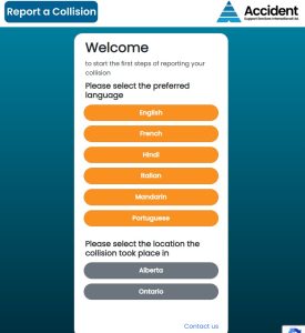 New Reporting Process: Citizens can start their collision reports ...
